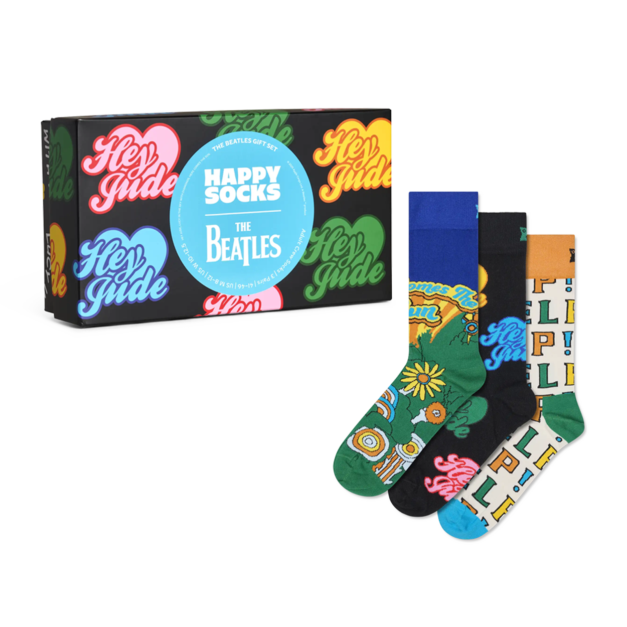The Beatles 3-Pack Socks Gift Set - The Beatles