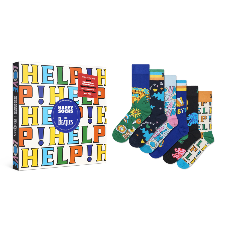 The Beatles 6-Pack Socks Gift Set - The Beatles