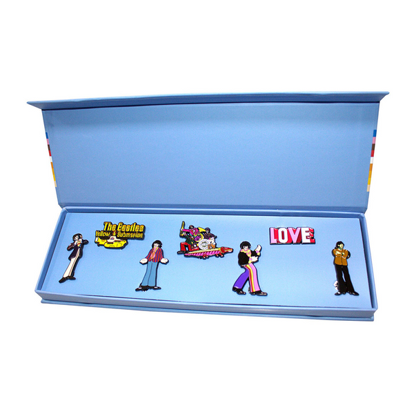 The Beatles Pin Badge Set: Yellow Submarine Band - The Beatles