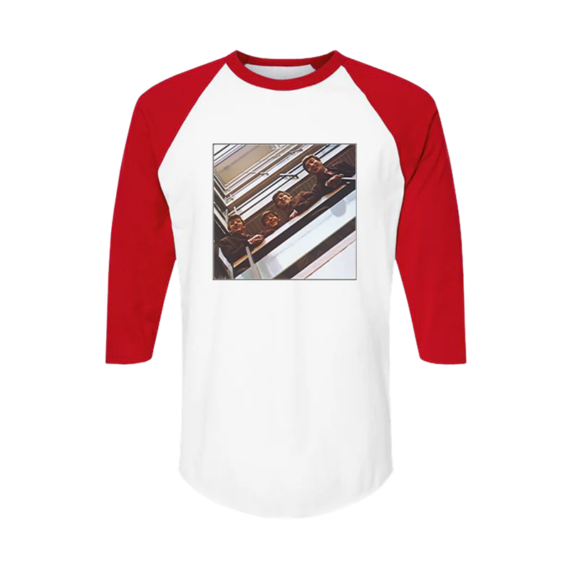 Red Album Raglan T-Shirt - The Beatles